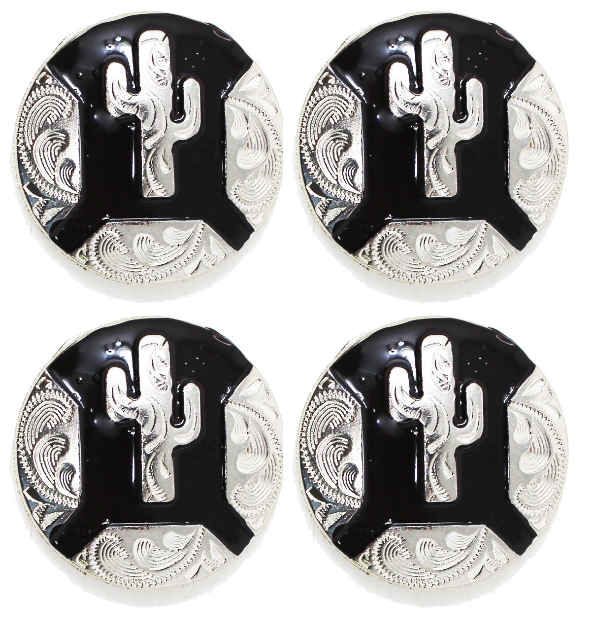 4 Conchos Rhinestone Horse Saddle Western Rodeo Bridle Cactus CO435 ...