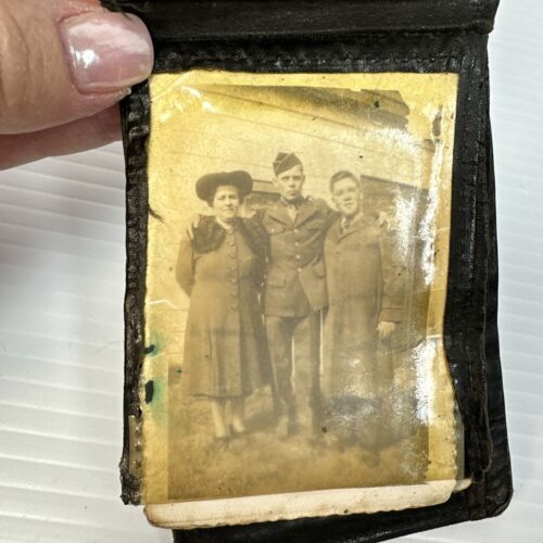 Original WW2 Era Photos of US Army Soldiers in Uniform in a Wallet ...