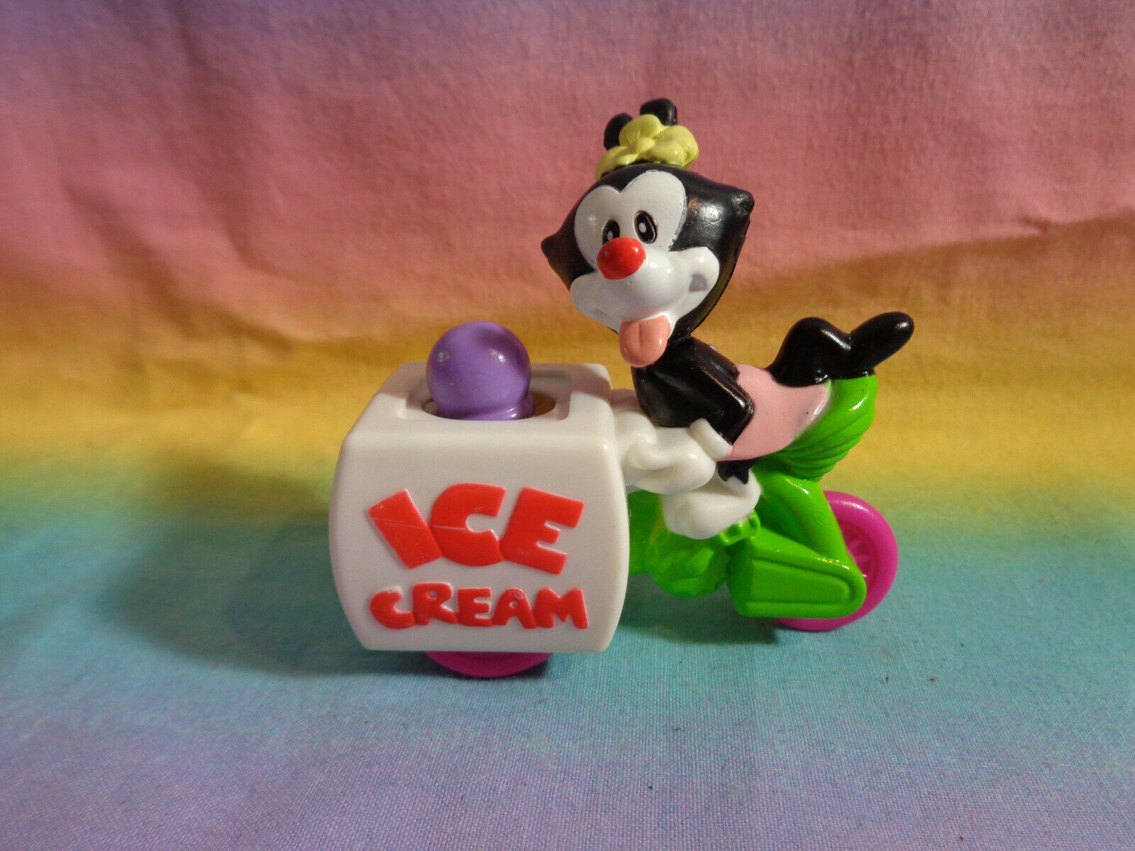 Vintage 1993 Warner Brothers Animaniacs Dot's Ice Cream Wagon/Cycle ...