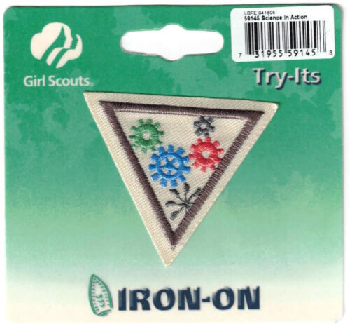 Girl Scout Patch - Science In Action - Cog Wheels - Multi Color - 59145 ...