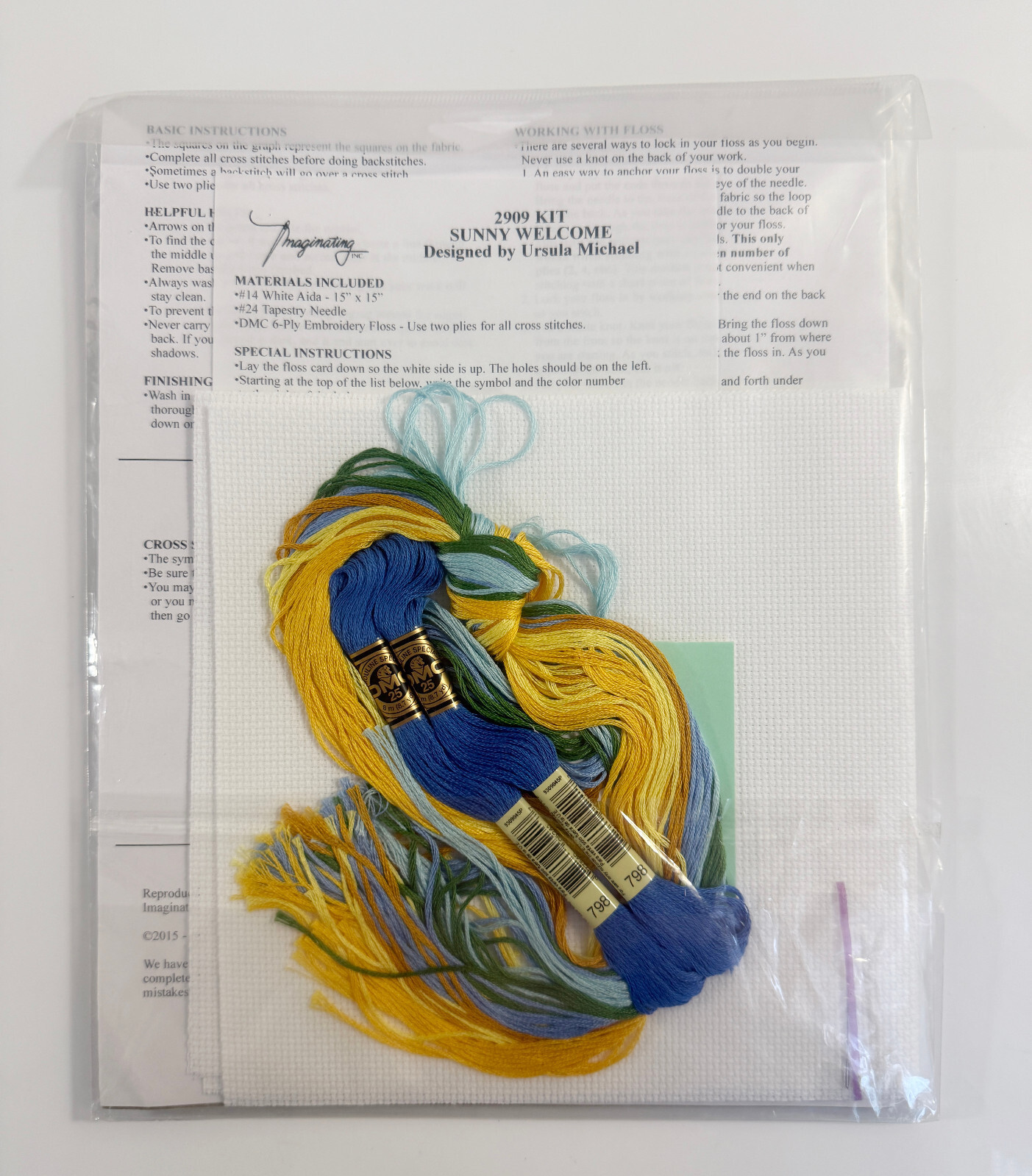 Sunny Welcome by Ursula Michael Cross Stitch Kit - Cross Stitch Patterns