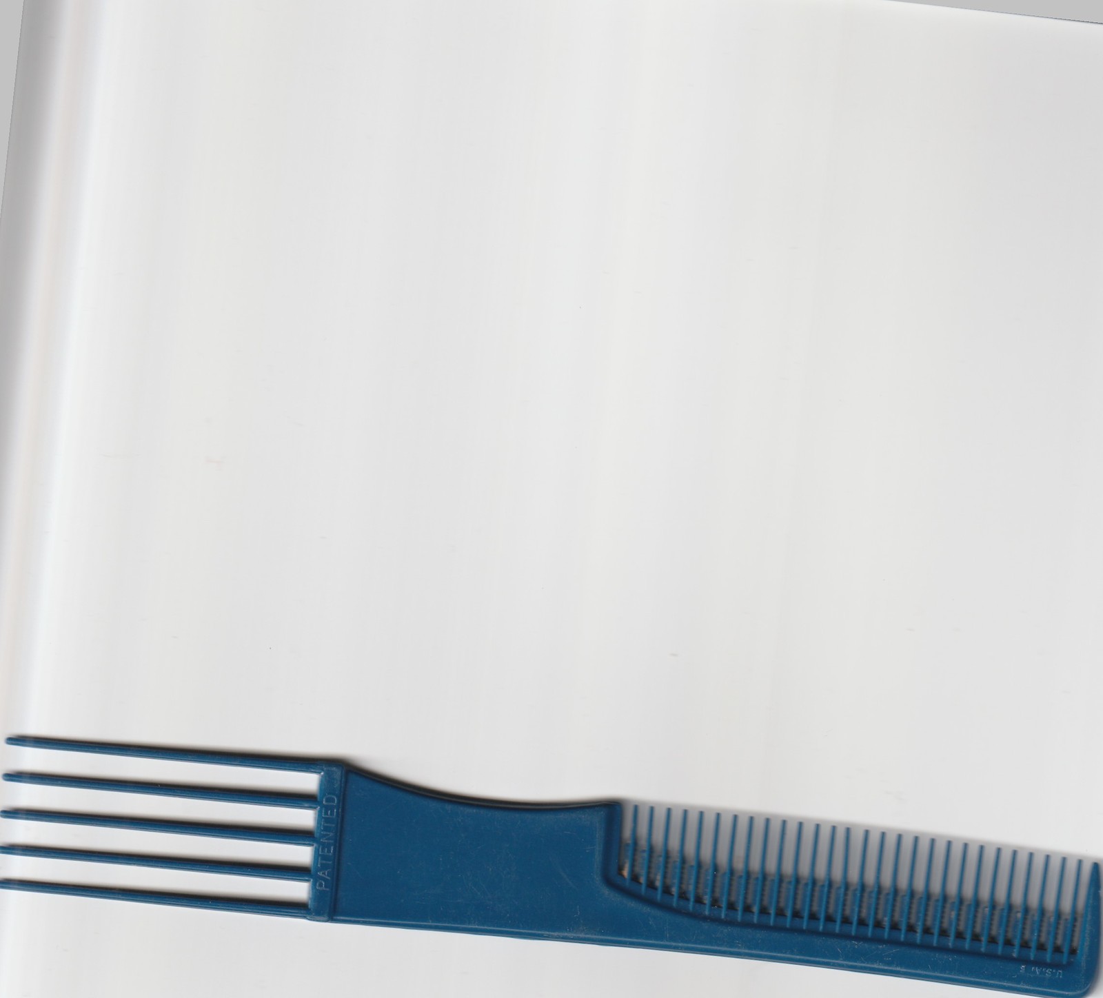 Vintage Blue Plastic Unbreakable COMB with Lifter - Rare, Like New ...