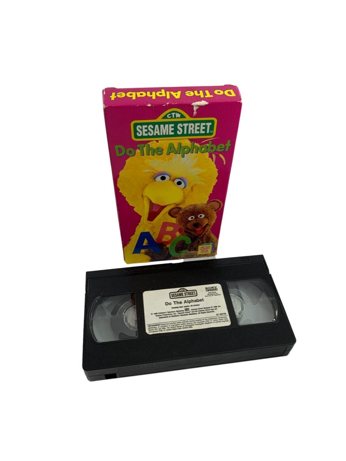 Vintage Sesame Street Do The Alphabet VHS ABC Educational 1996 Big Bird ...
