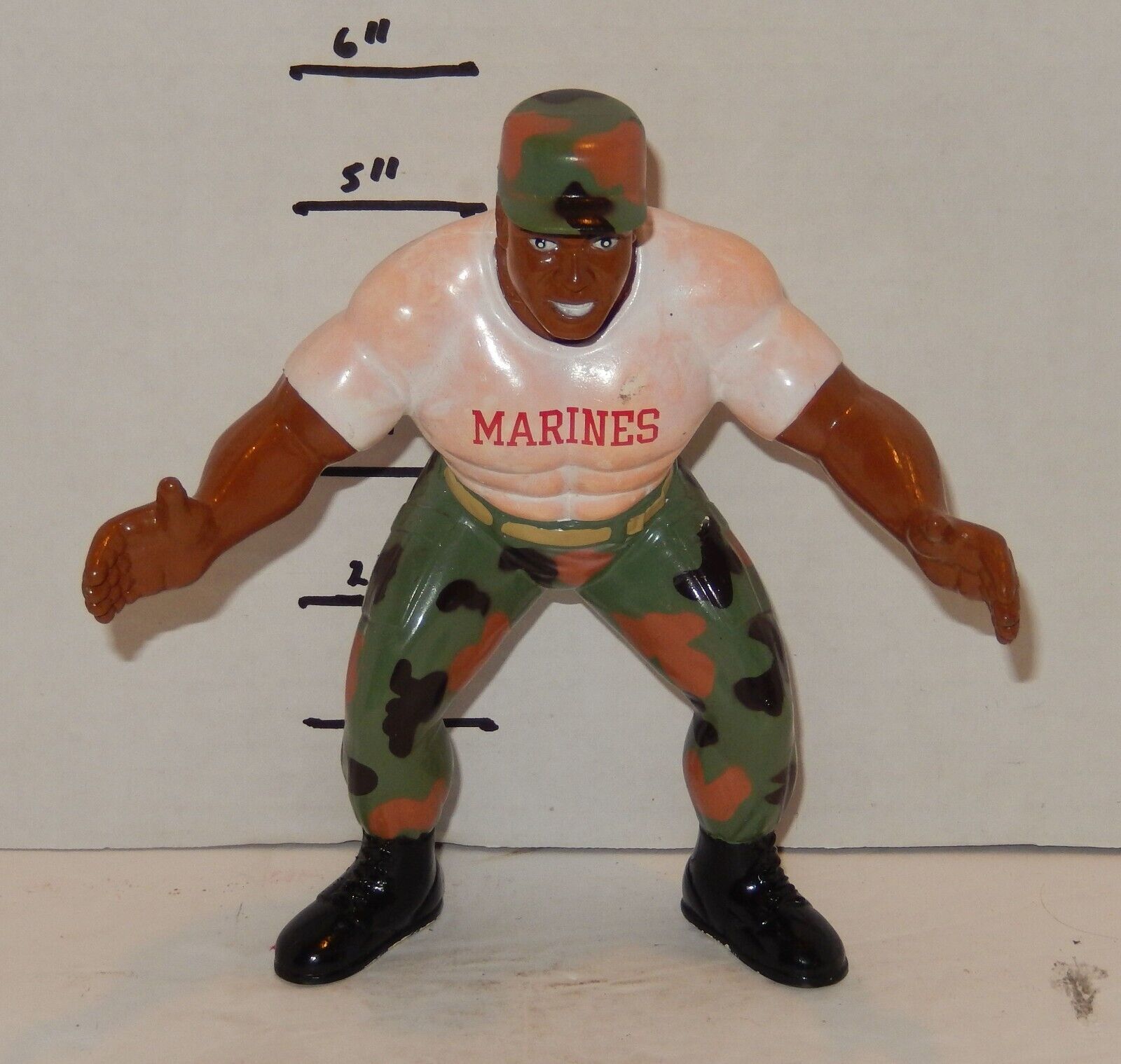 1996 WCW OSFTM SGT CRAIG PITTMAN 6" Action Figure HTF NWO WCW - Action ...