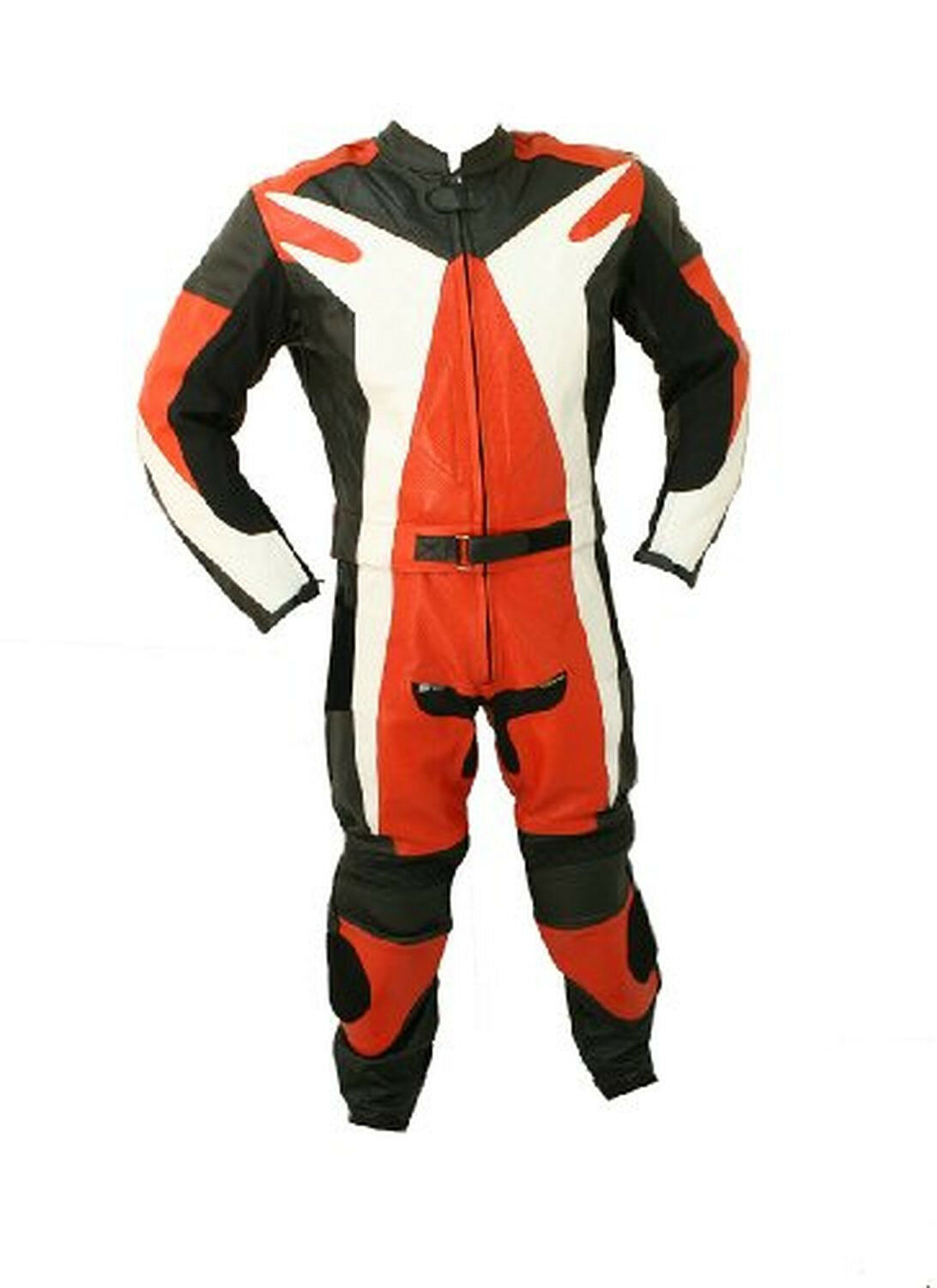 Men Multi Colors Motorcycle Jacket Pant Leather Suit With Safety Pads ...