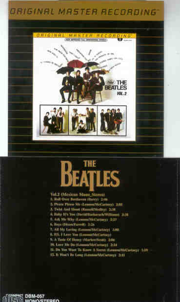 The Beatles - Dr. EBBETTS DBM 057 - THE BEATLES VOLUME 2 - MEXICAN MONO ...