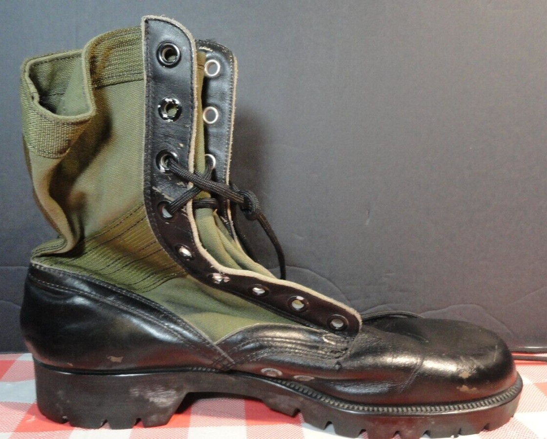 CIC 1966 VIETNAM ERA MILITARY JUNGLE COMBAT SINGLE LEFT BOOT ONLY 11N ...