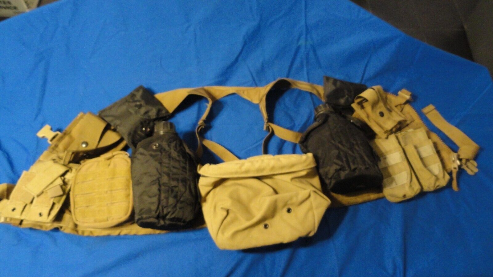 COYOTE TAN FLC FIELD LOAD BEARING FULLY LOADED COMBAT TACTICAL CHEST ...