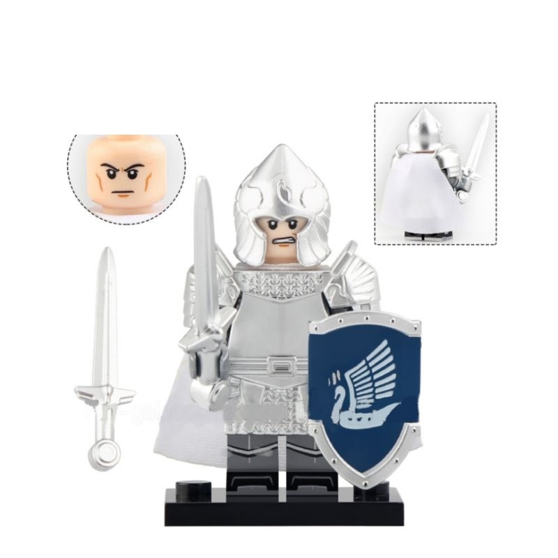 The Lord of the Rings Swan Knights Dol Amroth Gondor Soldiers 6pcs ...