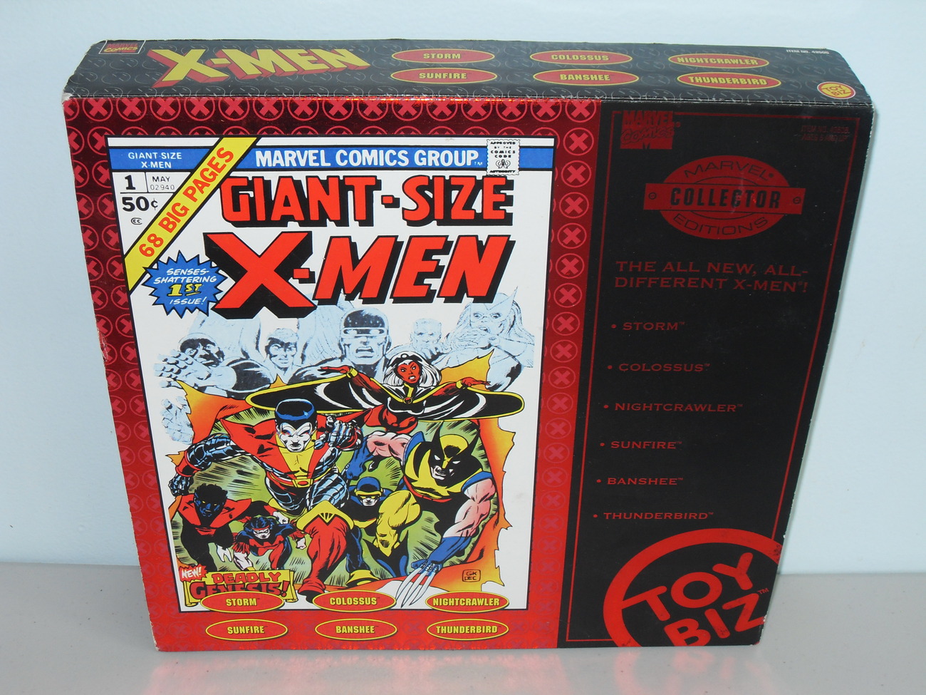 1998 Toy Biz Marvel Comics Collectors Edition Giant Sized X-Men Six-Pack - Action Figures ...