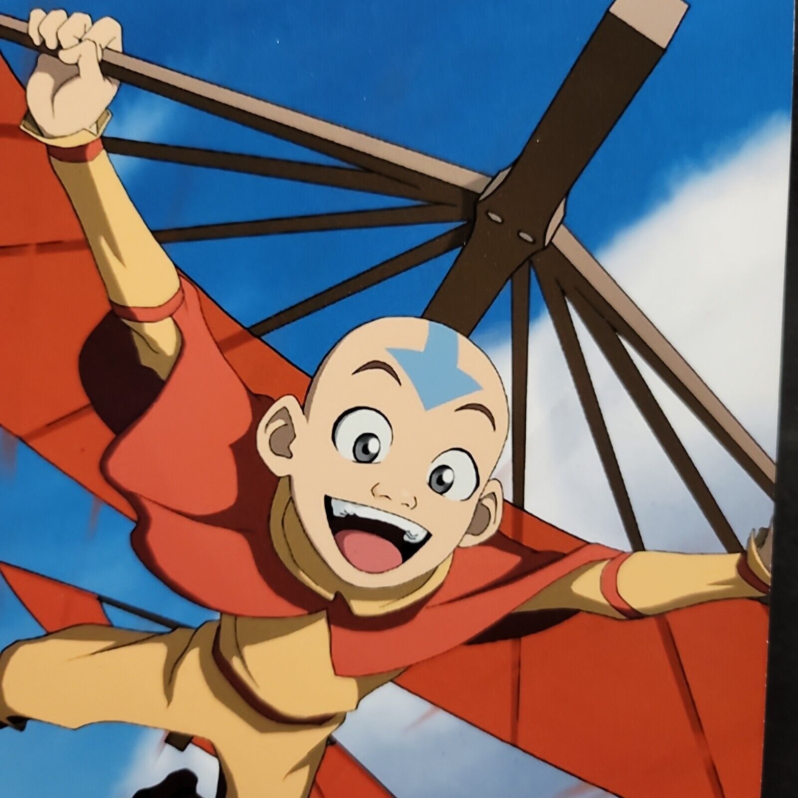 Aang Flying Water Bending Katara Wall Photo Art Board Print 11.75in x 7 ...