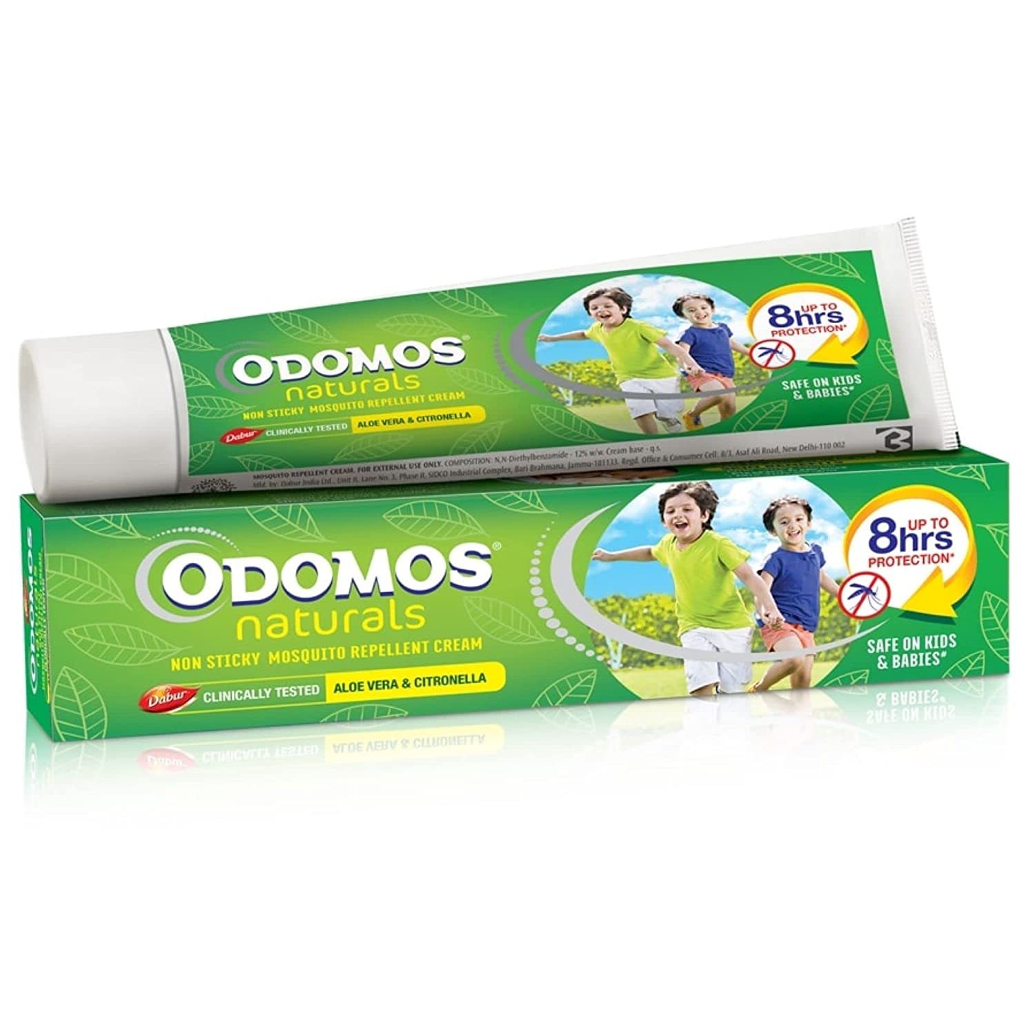 Dabur Odomos Naturals Mosquito Non-Sticky Repellent Cream 3 x 100gm ...