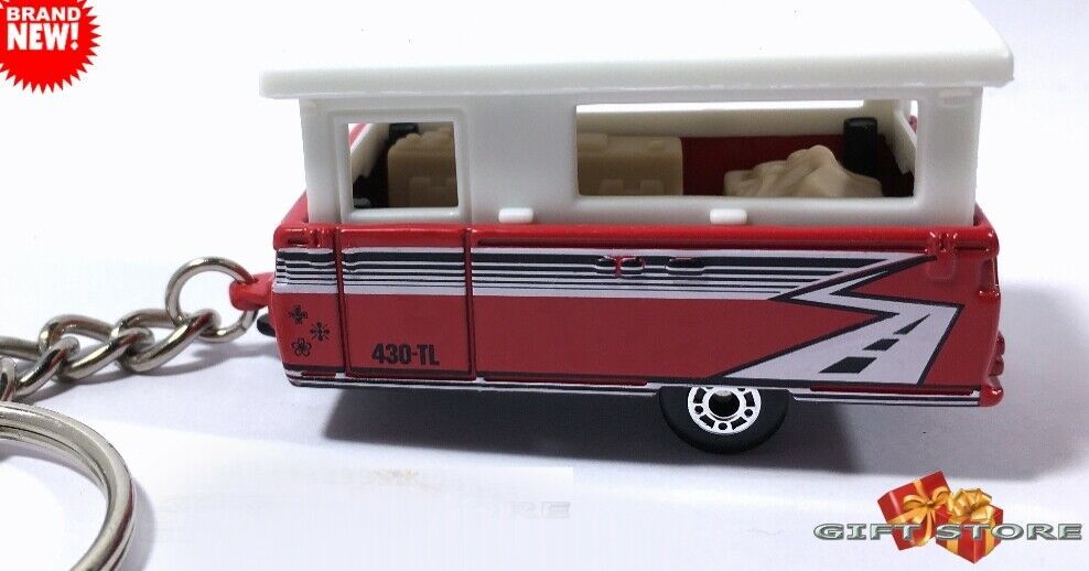 HTF KEYCHAIN POP UP CAMPER TRAVEL TRAILER CARAVAN CUSTOM Ltd GREAT GIFT ...