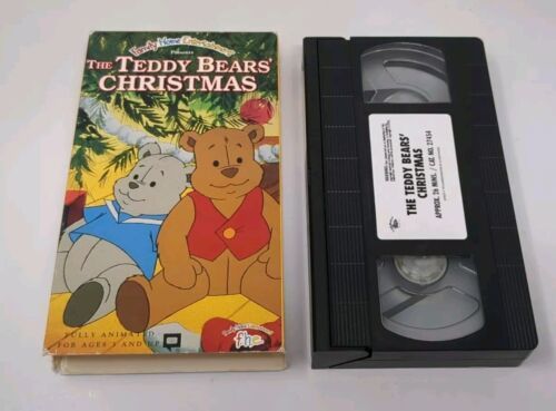 The Teddy Bears Christmas VHS Cassette Tape 90s 1993 Animated Holiday ...