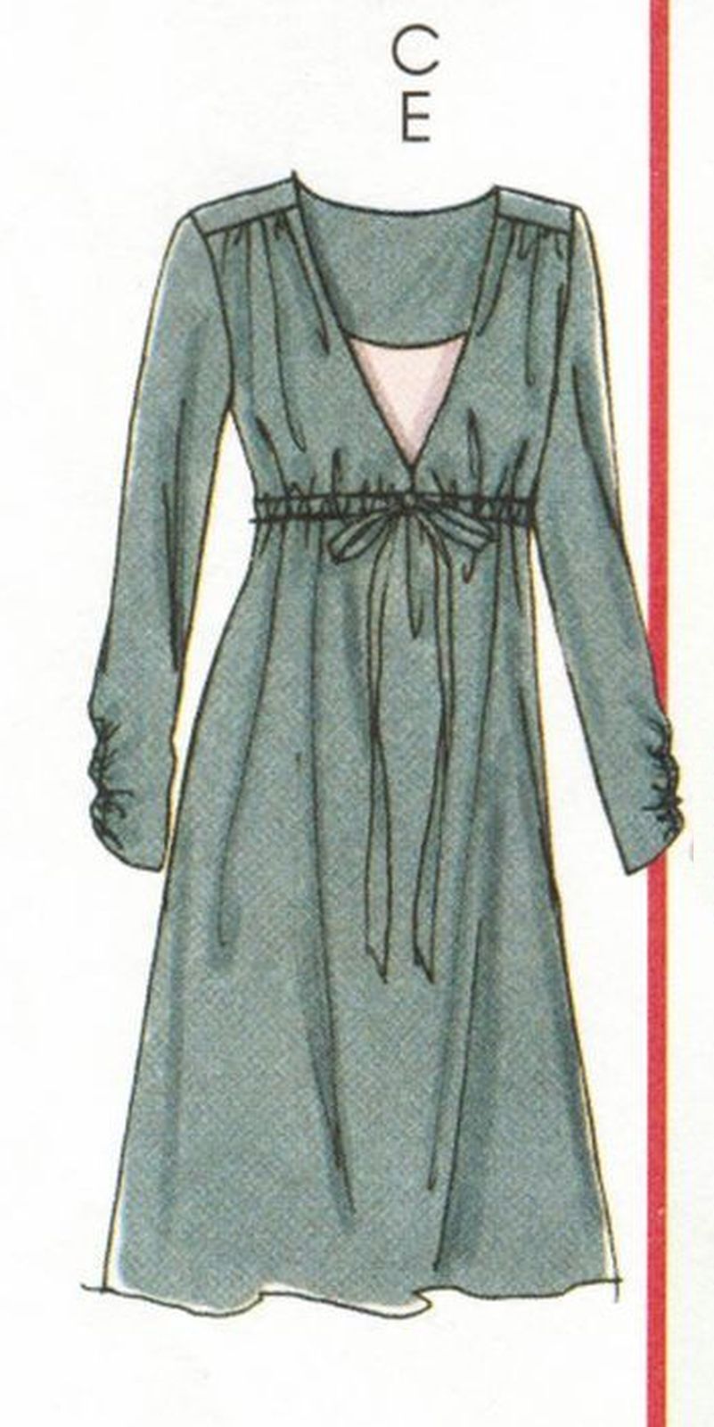 Women's Plus Size Pullover Elastic Waist Dress Camisole Sew Pattern 18W ...