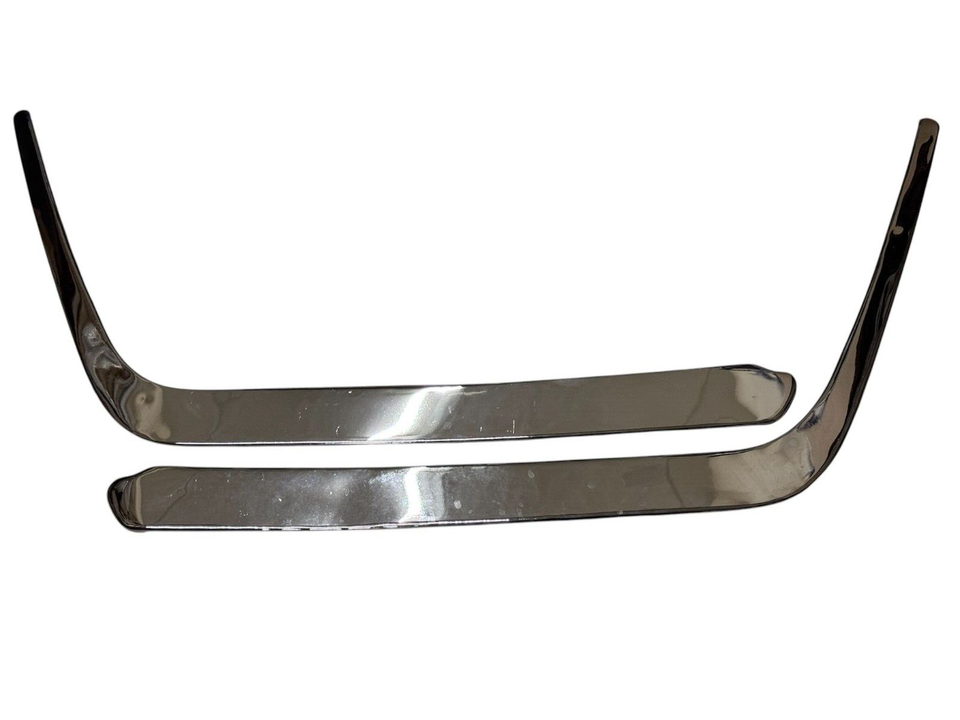 For Mercedes-Benz W124 Front Bumper Upper Corner Chrome Trim Set 2 Pcs ...