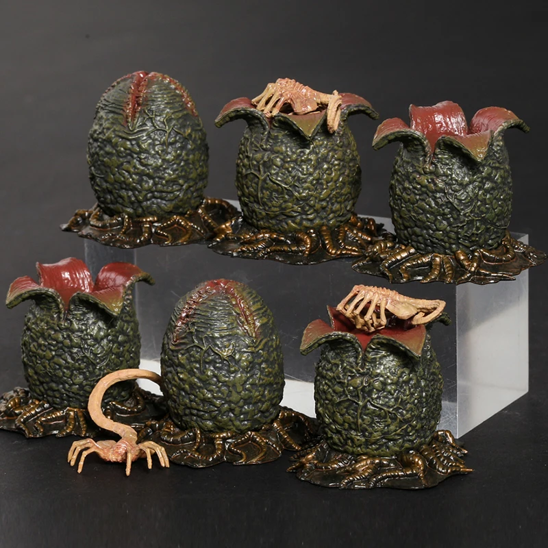 Hiya Toys Aliens Ovomorph Eggs & Facehugger Set for 3.75" Scale (1:18 ...