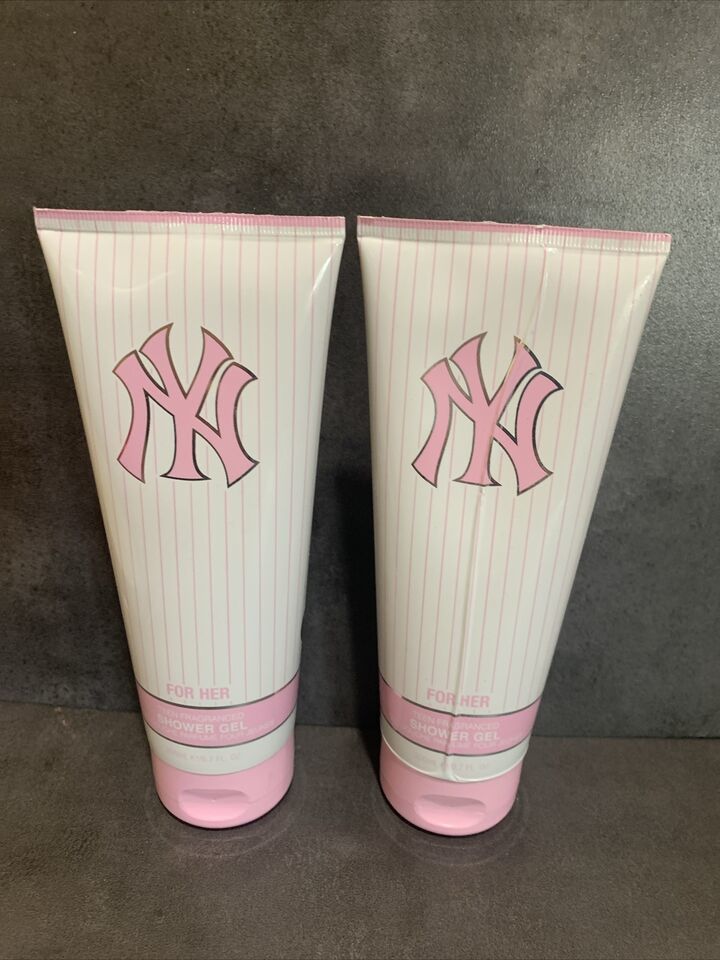 2X New York Yankees For Her Fragranced Shower Gel NY 7 Fluid Ounce NEW ...