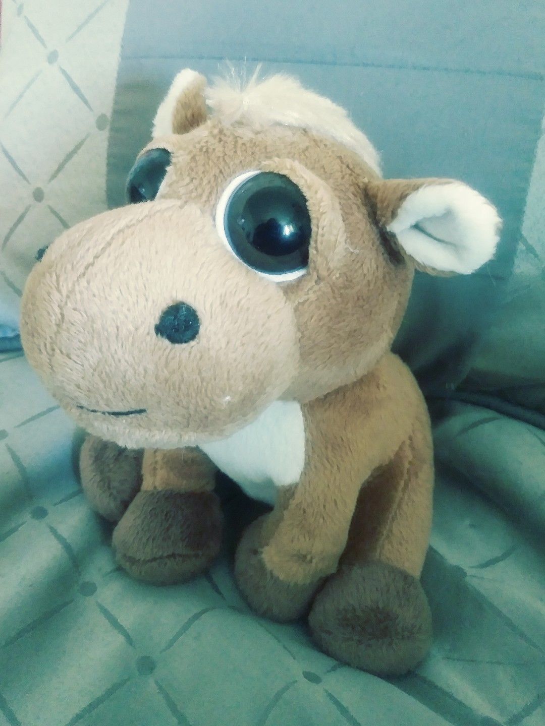 Big Eye BABY Moose Plush Stuffed Animal Toy 7" The Petting Zoo - Other