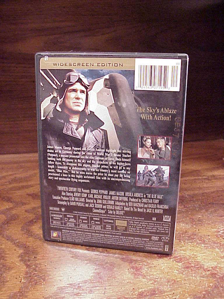 The Blue Max DVD, used, 1966, Widescreen, George Peppard, Ursula ...