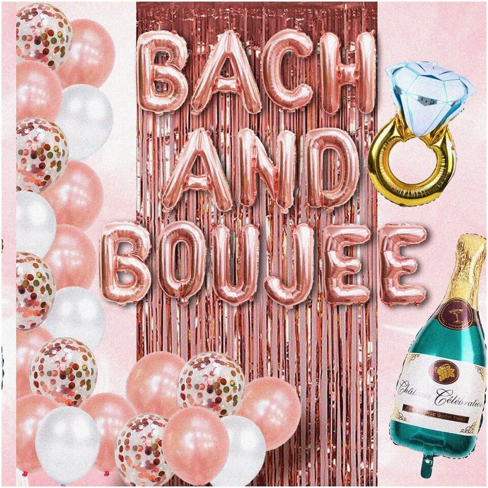 Bach and Boujee Bachelorette Bash Kit - Trendy Bachelorette Party Decor & Favors - Other