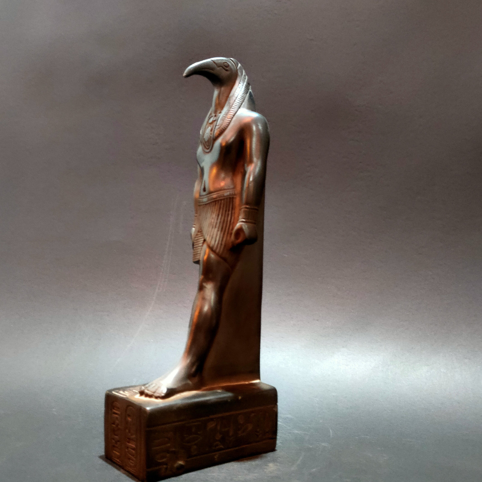 Unique statue of Thoth. God of wisdom and writing. Egyptian statue ...