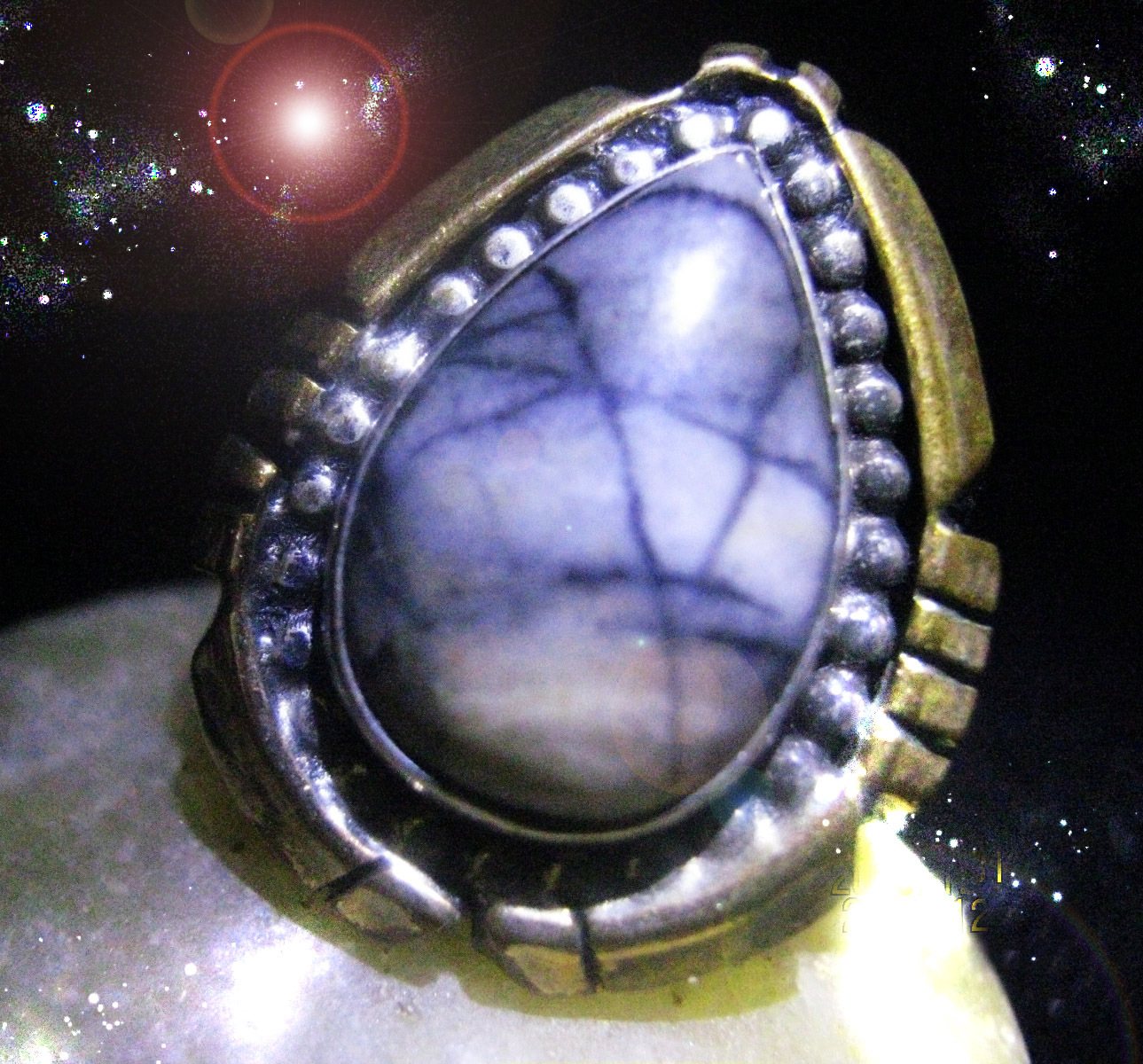 HAUNTED ANTIQUE RING THE KEY TO 7 CHANNELS OF MASTER POWER SECRET OOAK ...