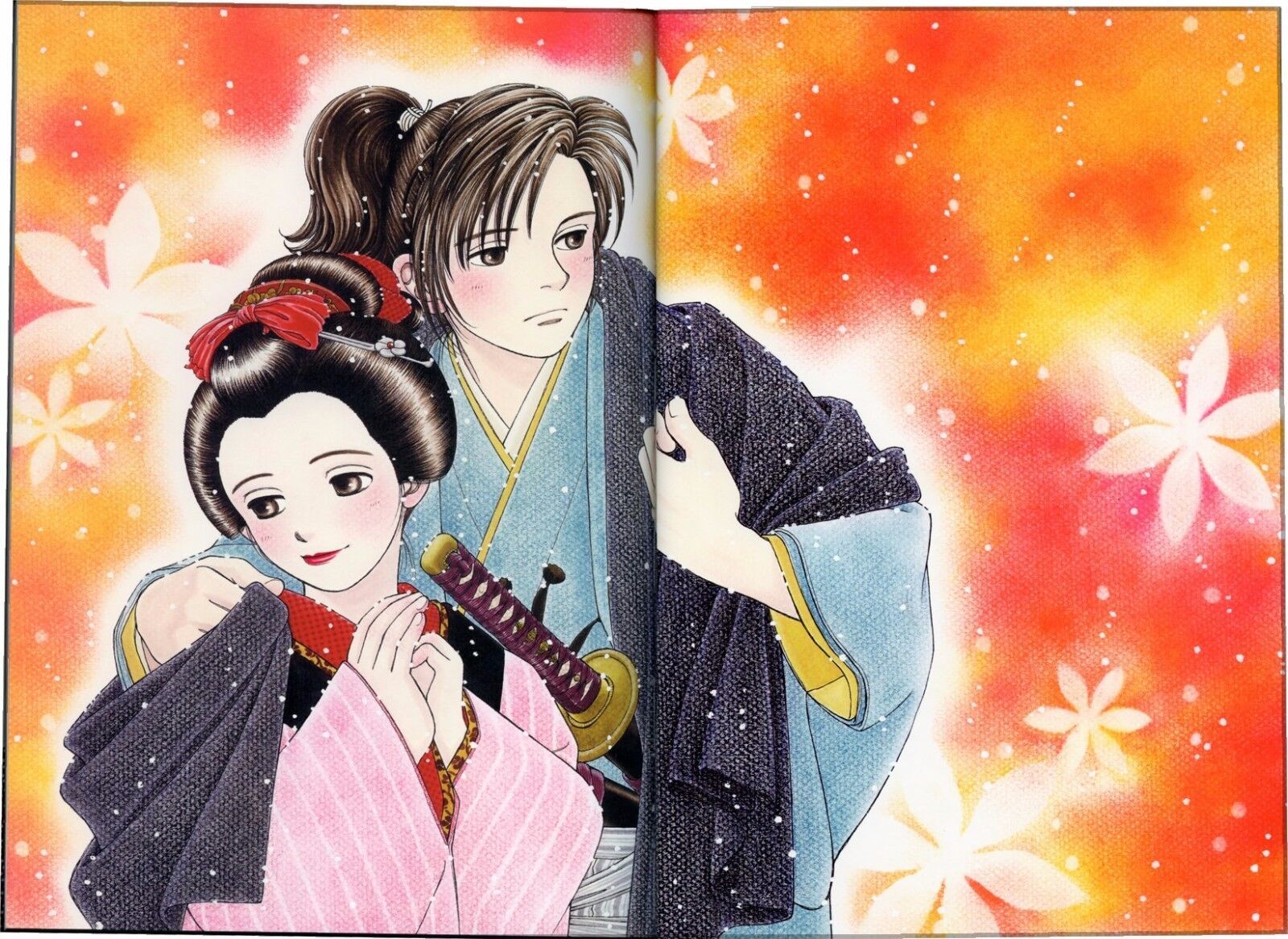 JAPAN Taeko Watanabe: Kaze Hikaru Art Book "Hana ga ta ri" - Animation ...