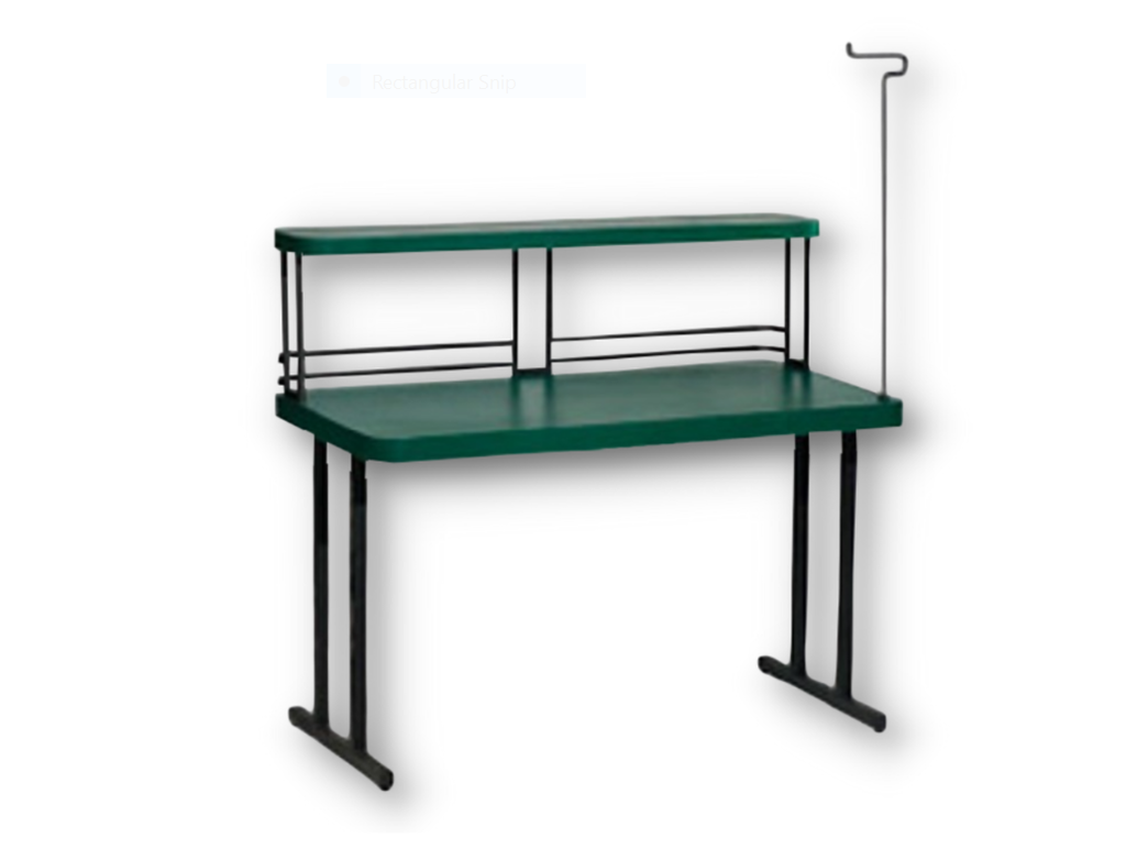 Fiberglass Laminate Table TFL 2460 with TFL 5' Shelf and TR-2L Hanging ...