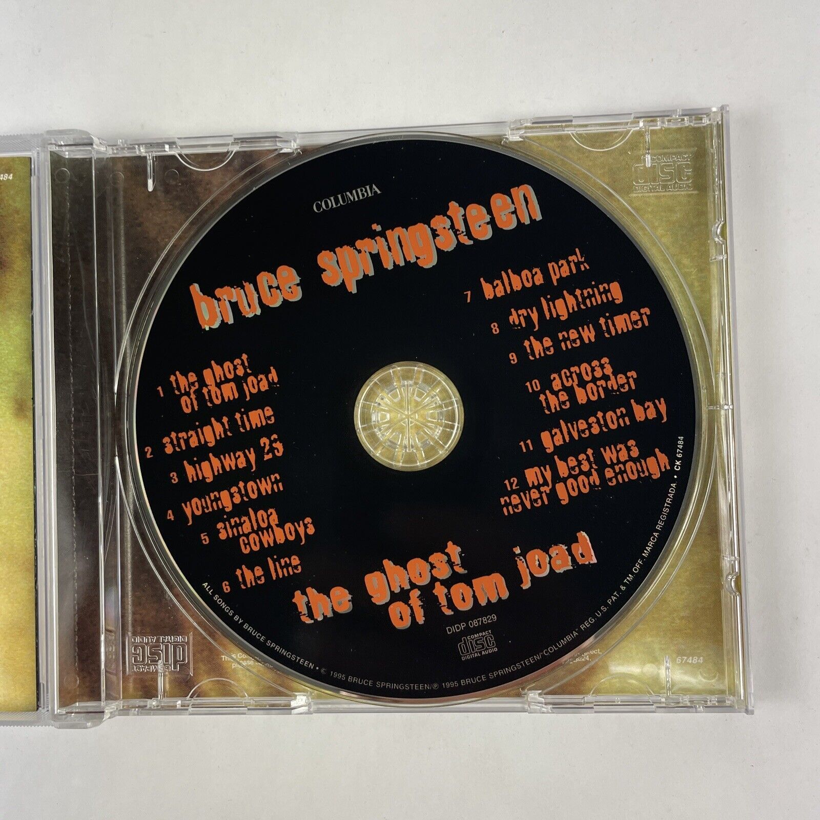 Bruce Springsteen - The Ghost Of Tom Joad (1995) #16 - CDs