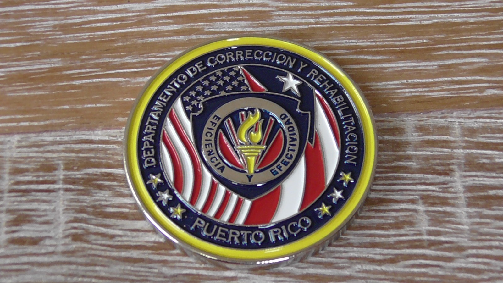 Government Of Puerto Rico Department Of Corrections Challenge Coin # ...