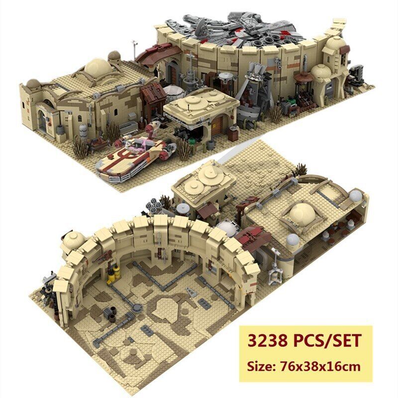 Modular Building Blocks Set for Mos Eisley Spaceport Star MOC Wars ...