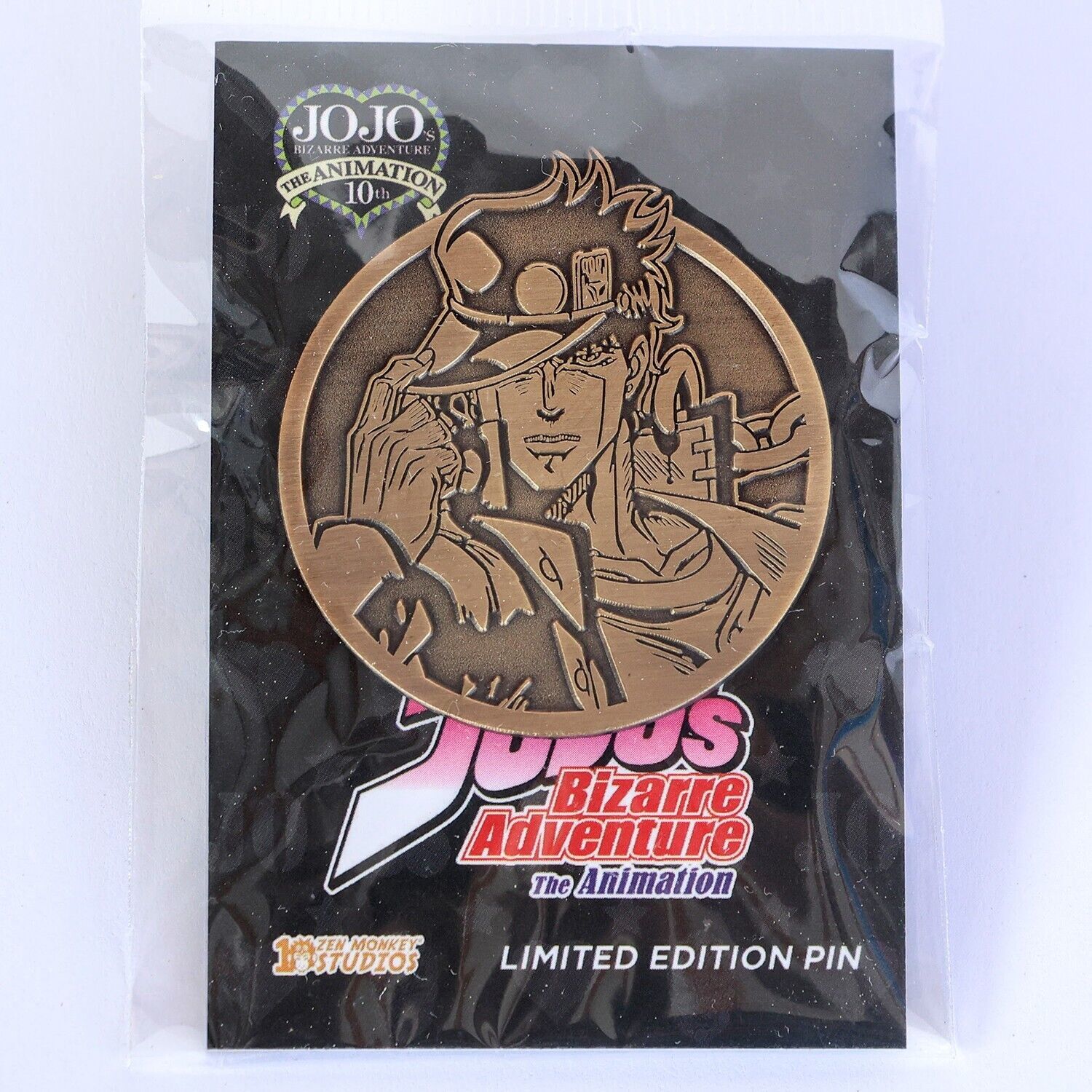 JoJo's Bizarre Adventure Jotaro Kujo Emblem Limited Edition Enamel Pin ...