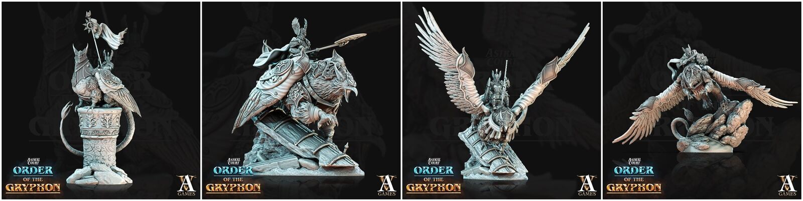 3D Printed Archvillain Games Astral Court Order of the Gryphon - Astral ...