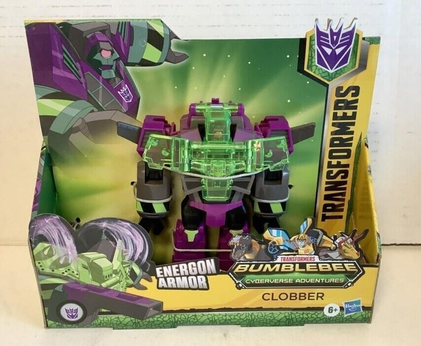 NEW Hasbro E7108 Transformers Bumblebee Cyberverse Adventures CLOBBER ...
