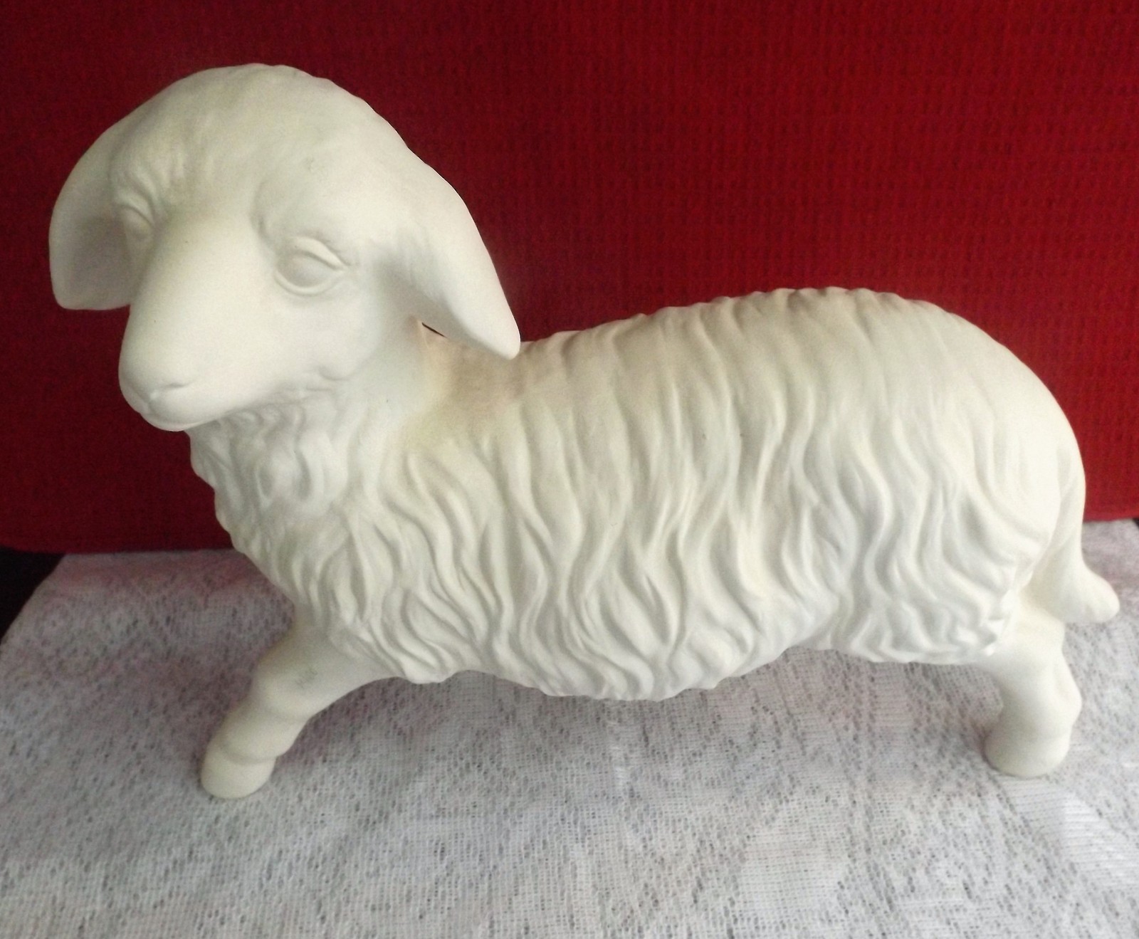 C1 - Lg Lamb Sheep Ceramic Bisque Ready to Paint, You Paint* - Ready-to ...