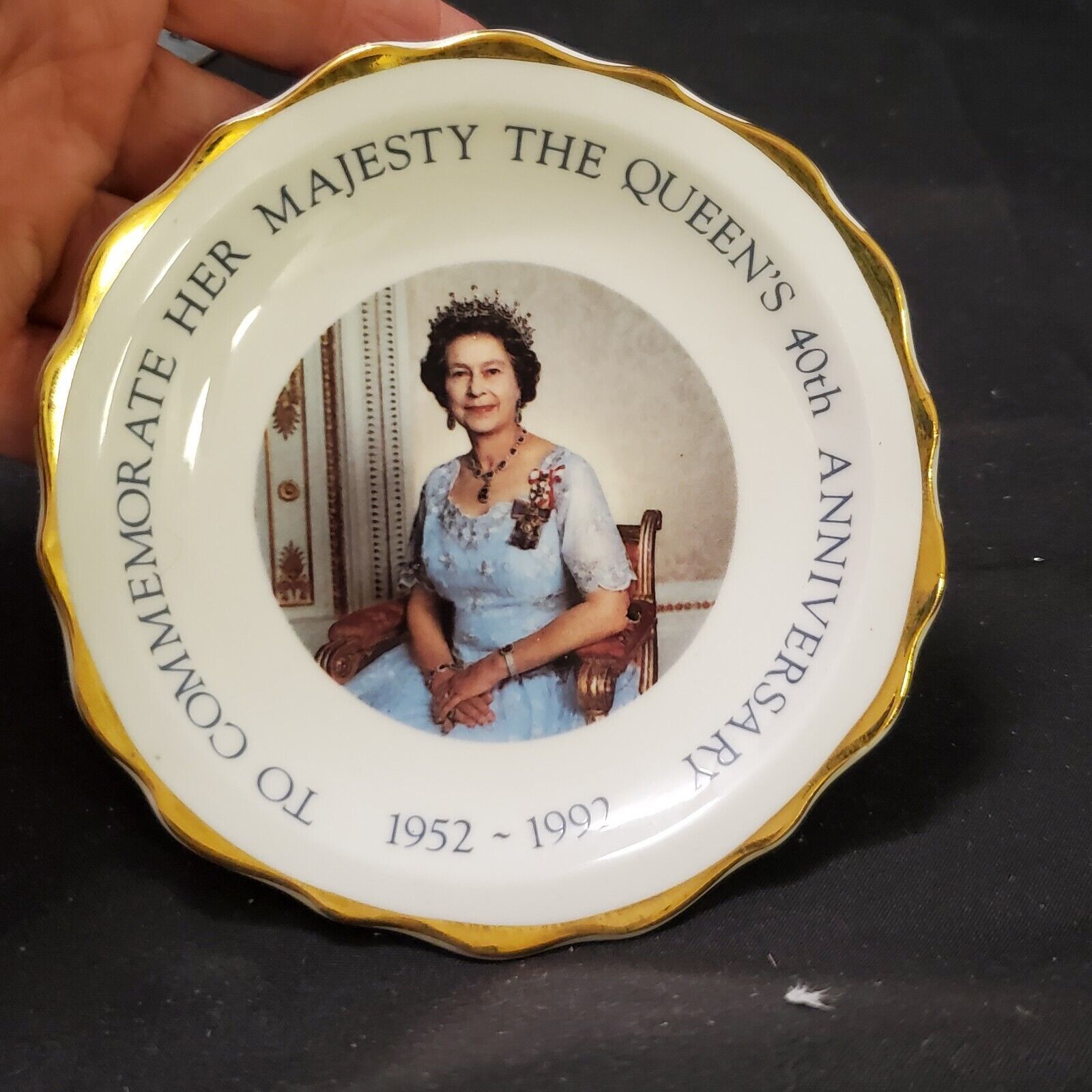 40Th Anniversary Queen Elizabeth Plate By and 50 similar items