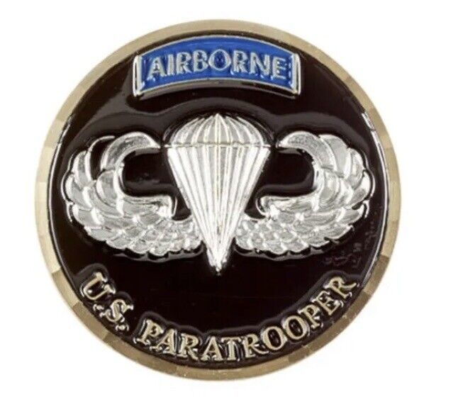 US Army Challenge Coin Airborne Paratrooper Coin USA ARMY - Current ...