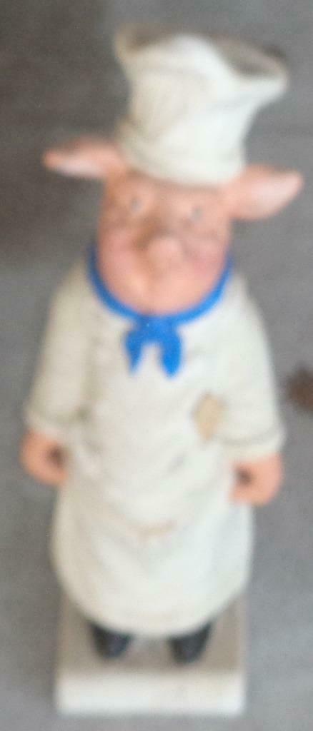 Vera 93 Plaster Chef Piggy Figural Spoon Holder – GREAT KITCHEN STATUE ...