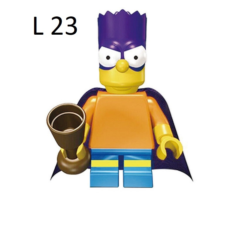 Bartman Minifigure from The Simpsons - Custom Figure - Building Toys ...