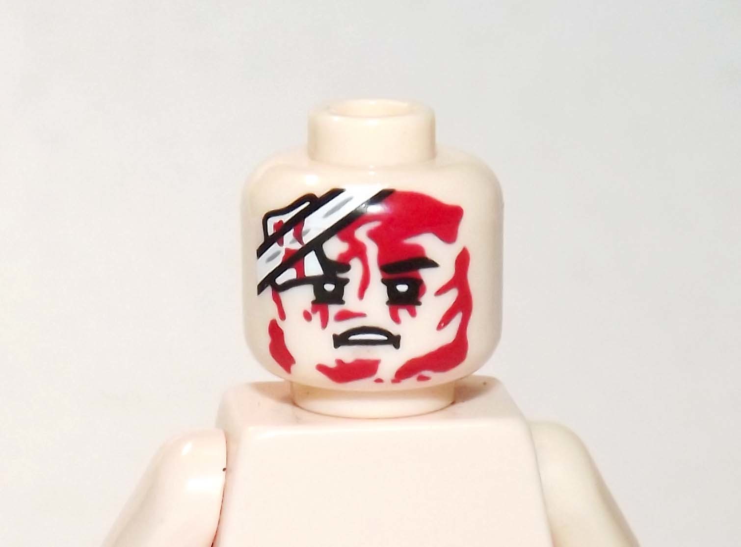 Gift Toy Bloody Bandaged Head Diy Minifigure - LEGO (R) Minifigures