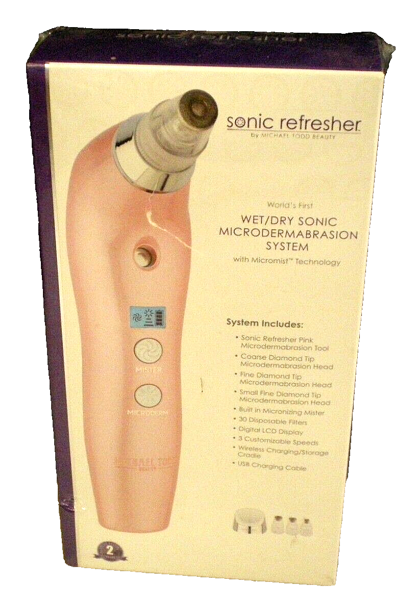 MICHAEL TODD Sonic Refresher SKIN CARE Wet/Dry Microdermabrasion System ...