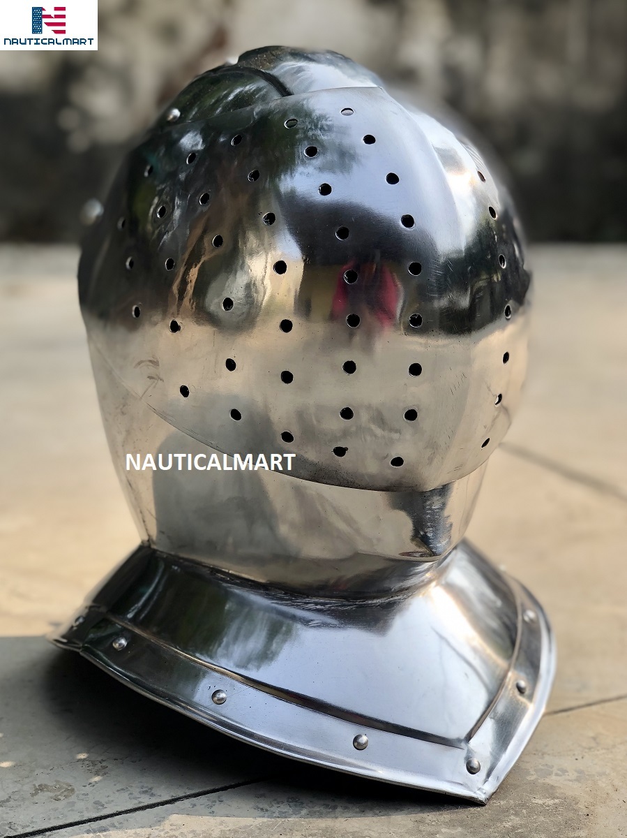 Medieval Italian Sparring Helmet Armor Steel Helmet Halloween Costume ...