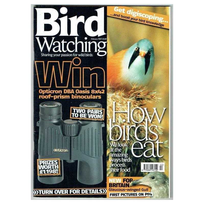 Bird Watching Magazine February 2007 mboxjh009 How Birds Eat - Magazines