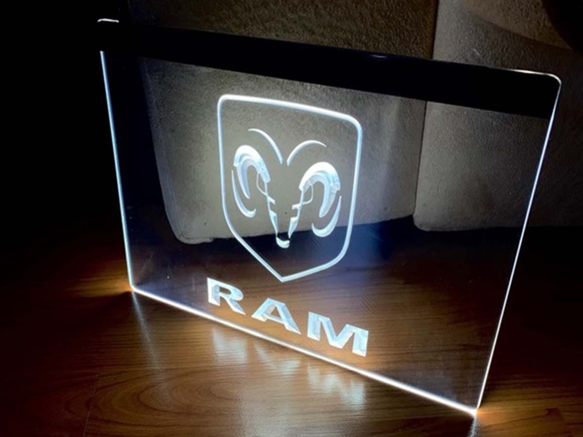 Dodge Ram Led Neon Sign Hang Signs Wall Home Decor, Room, Craft Art ...