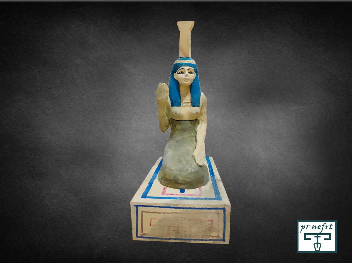 The goddess Nephthys. Statue of Nephthys, goddess of the south ...