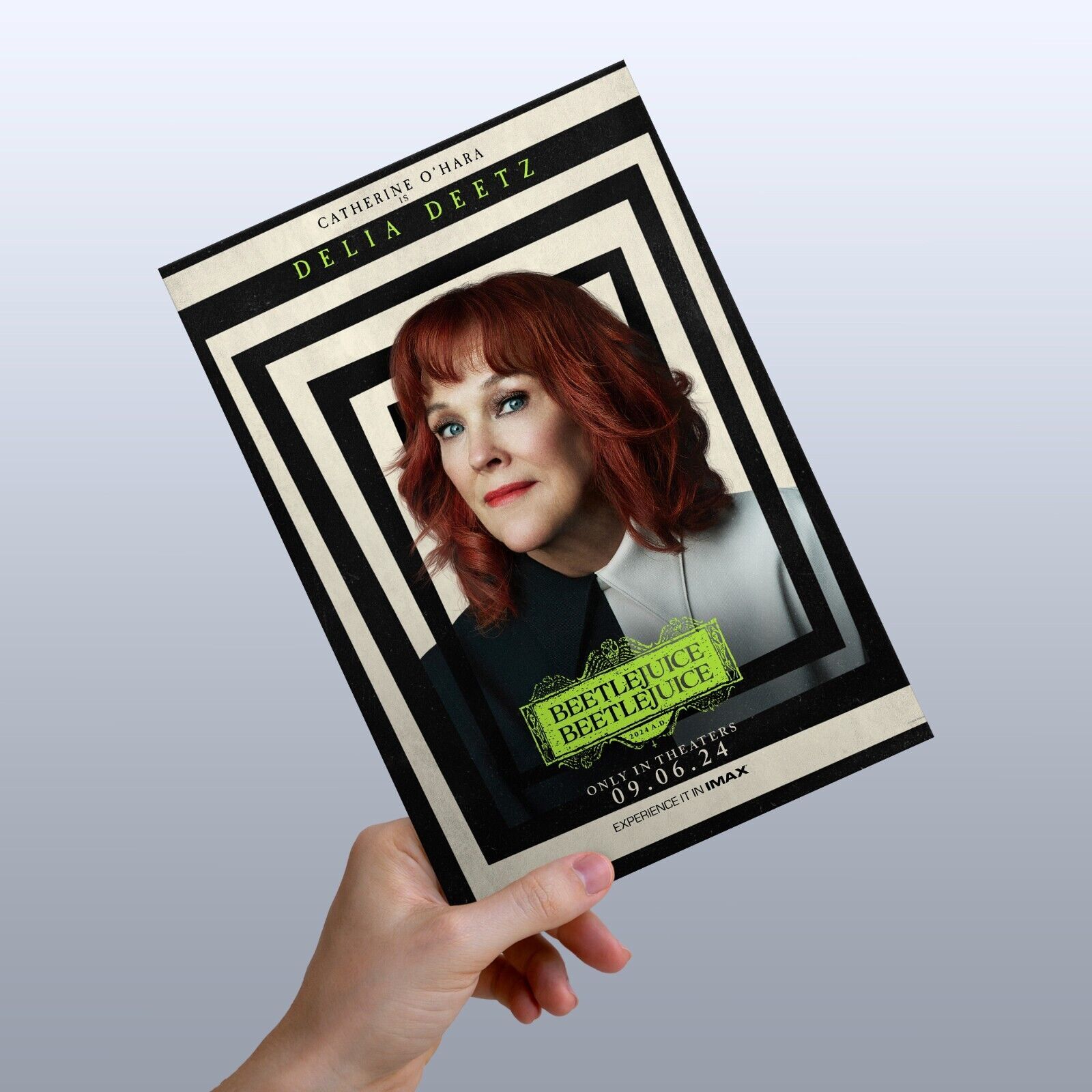 Delia Deetz BEETLEJUICE BEETLEJUICE movie poster Catherine O'Hara 2024 ...