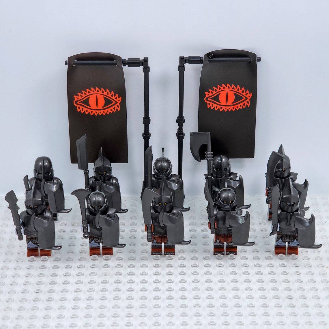 10pcs The Lord of the Rings Gundabad Orcs The Hobbit Azog's army ...