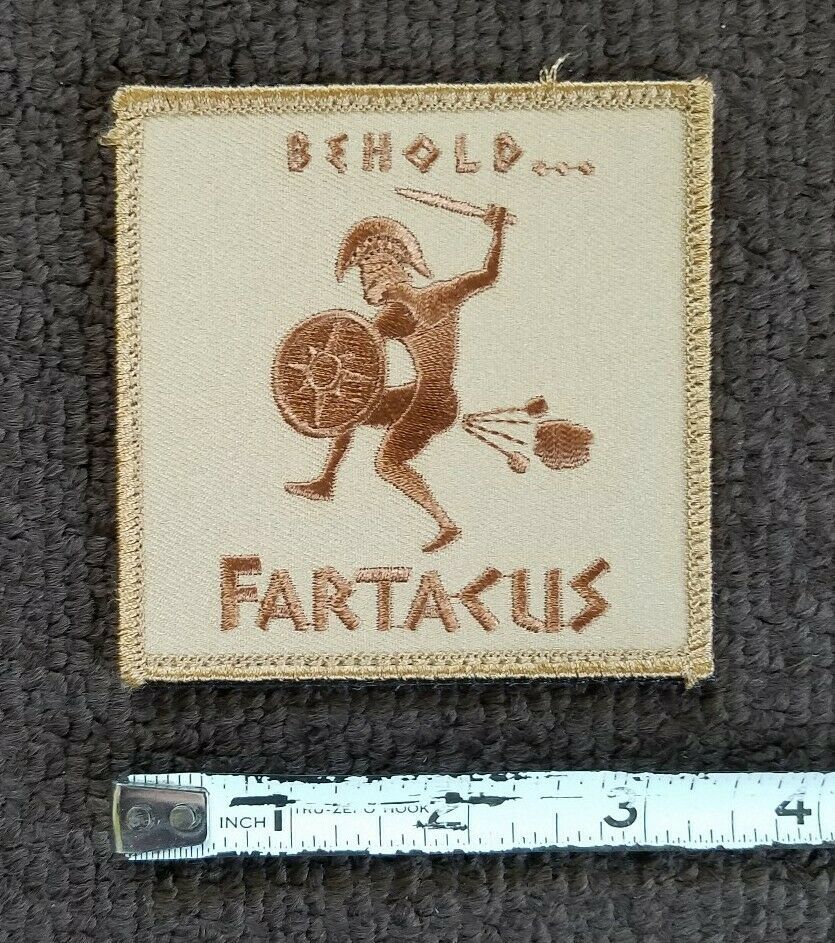 BEHOLD FARTACUS ARMY NAVY MARINE AIR FORCE Tactical HOOK Military Patch ...