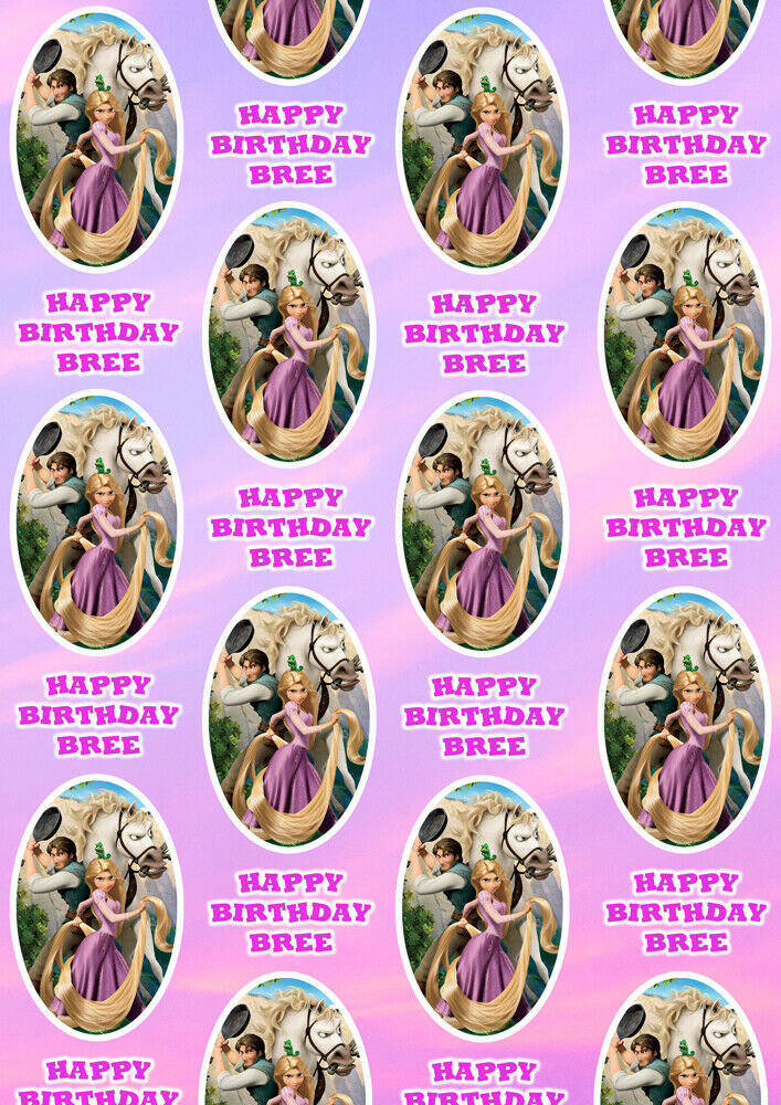 TANGLED Personalised Gift Wrap - Disney's Tangled Wrapping Paper ...